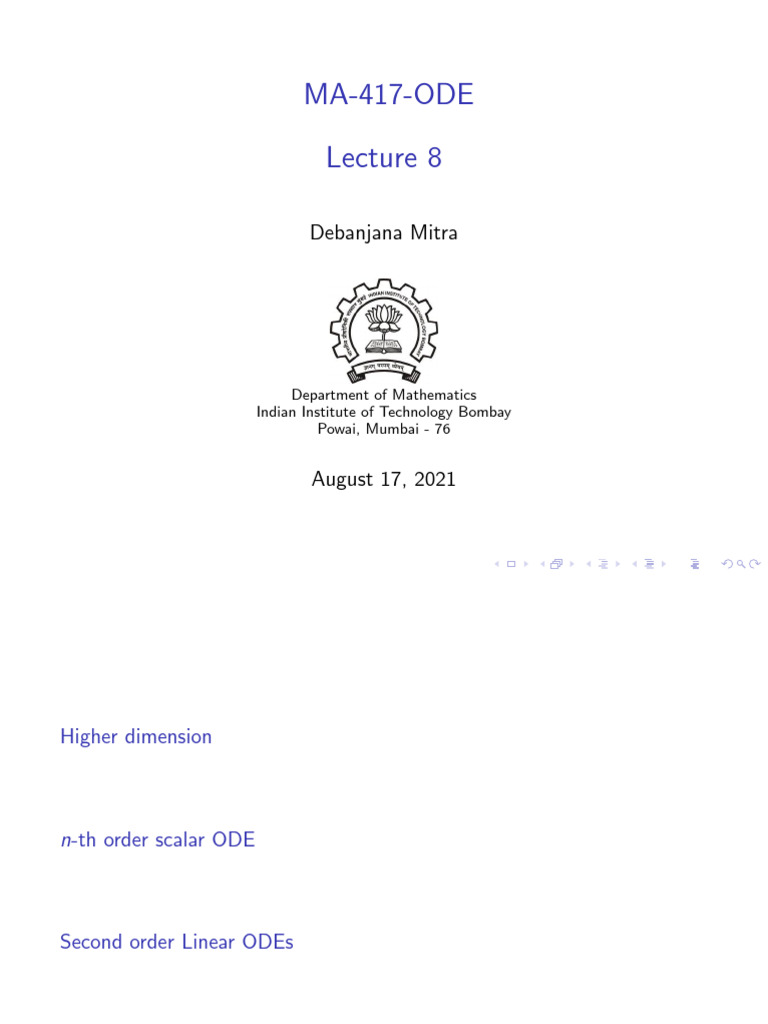 MA417 Lecture 8 | PDF | Abstract Algebra | Mathematical Analysis