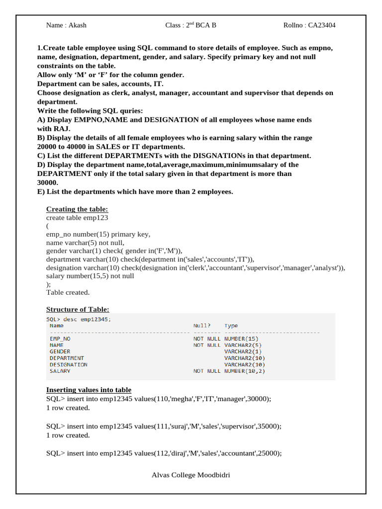 1,2,3,4 | PDF | Table (Database) | Data Management Software
