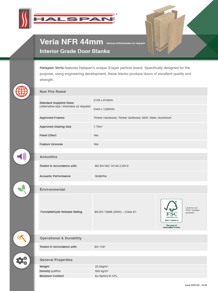 Veria NFR 44mm | PDF | Lumber | Materials