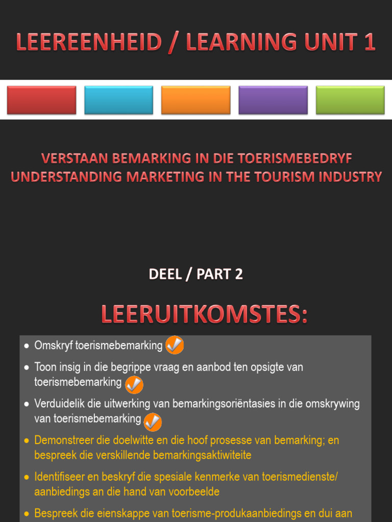 2020 Tmbp221 Su1 Le1 Part 2 Deel 2 Slides | PDF | Marketing | Business Intelligence