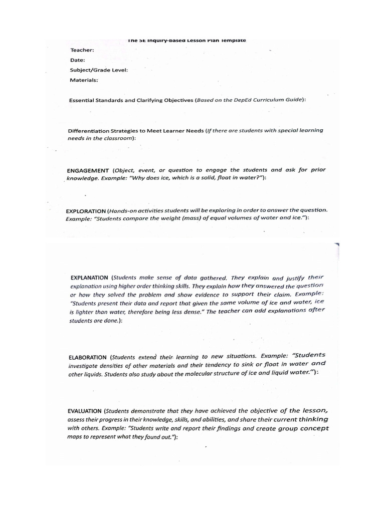 Kinds of Lesson Plan | PDF