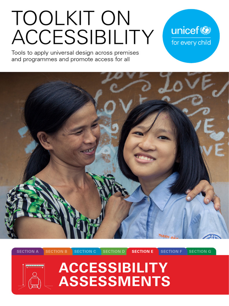 PDF - Section E_ Accessibility Assessments - UNICEF universal standard ...