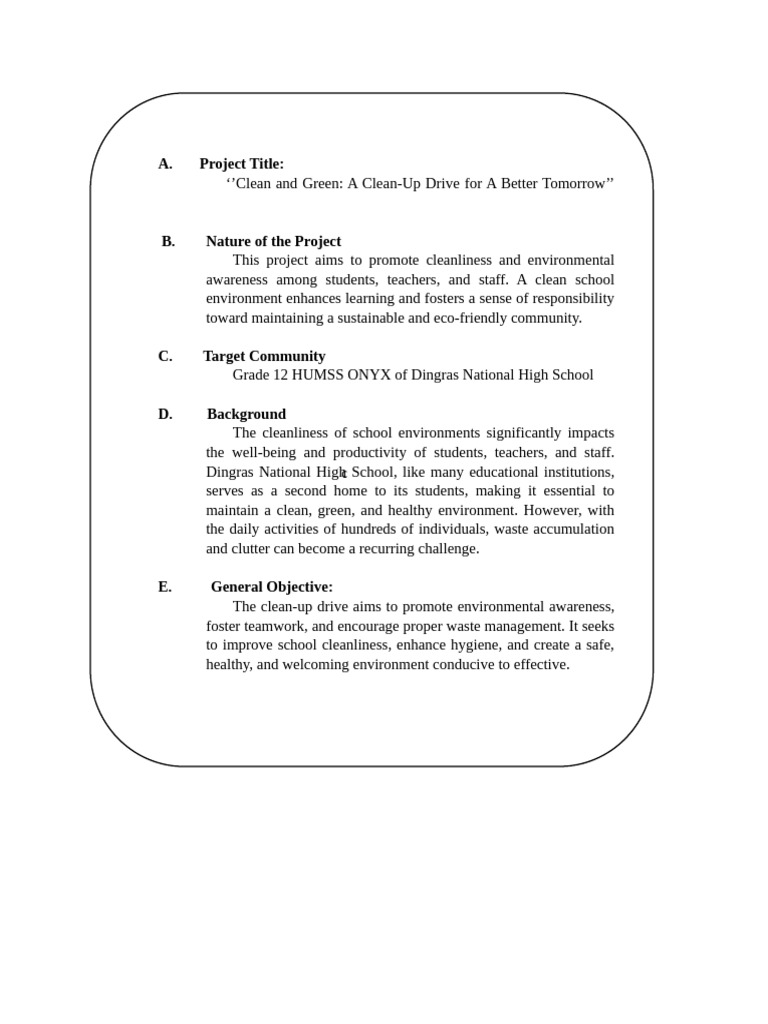 Project Title | PDF