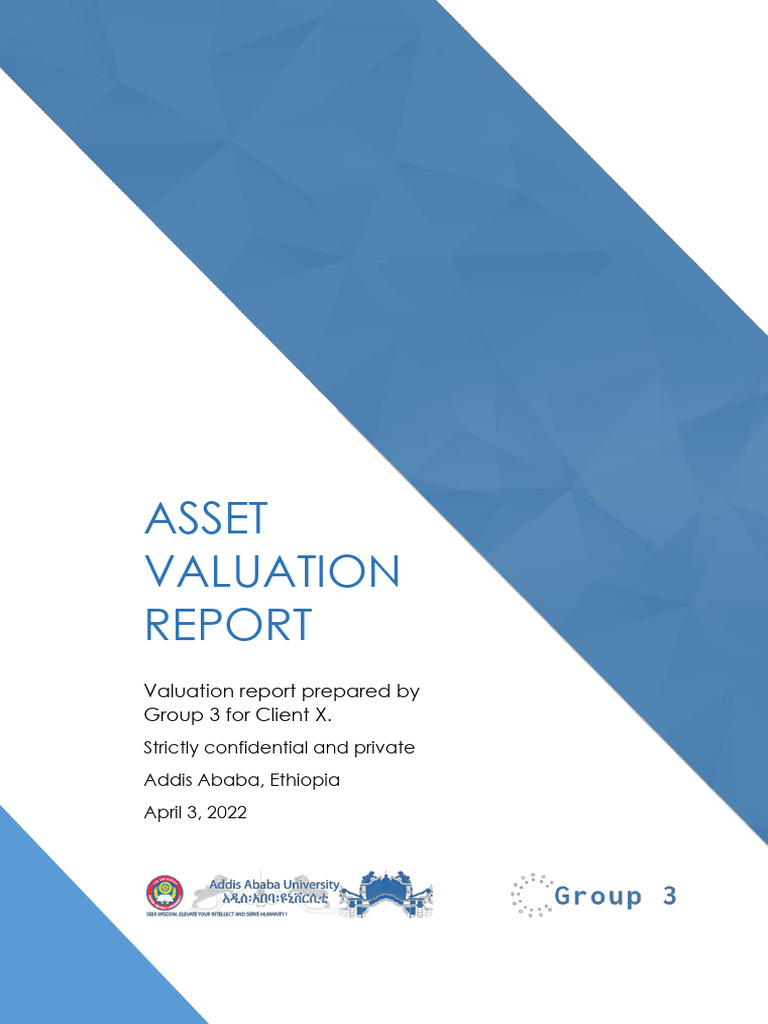 Group 3 Asset Valuation Report | PDF | Valuation (Finance) | Real ...