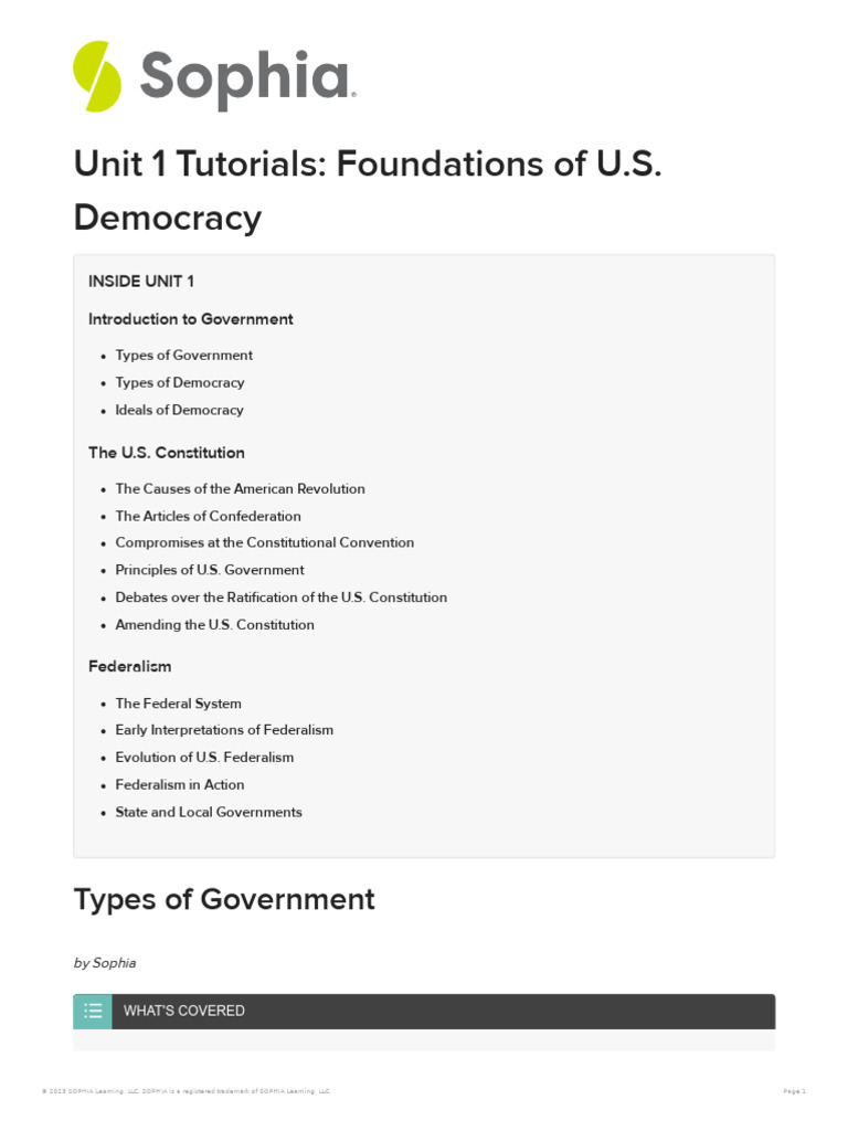 Unit 1 History | PDF | Democracy | Political Ideologies