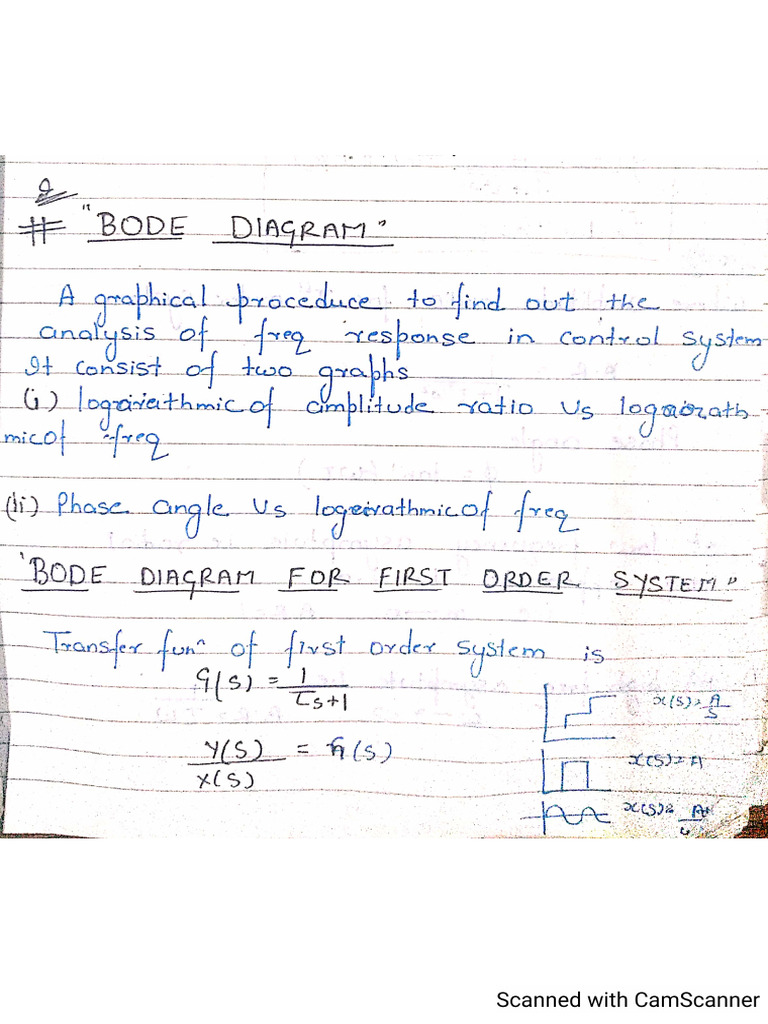 Bode Diagram: Frequency Response Analysis | PDF