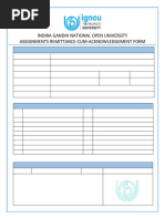 IGNOU Acknowledgement Slip 2 | PDF