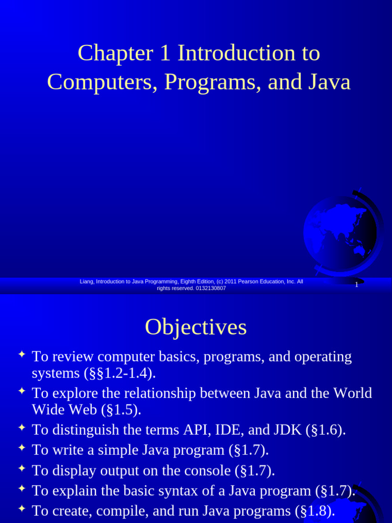 01 Slide | PDF | Java (Programming Language) | Computer Data Storage 01 Slide | PDF | Java (Programming Language) | Computer Data Storage