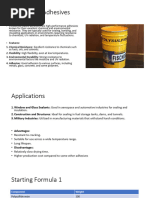 TB1530 Moisture-Curing Adhesive Datasheet | PDF | Adhesive | Adhesion