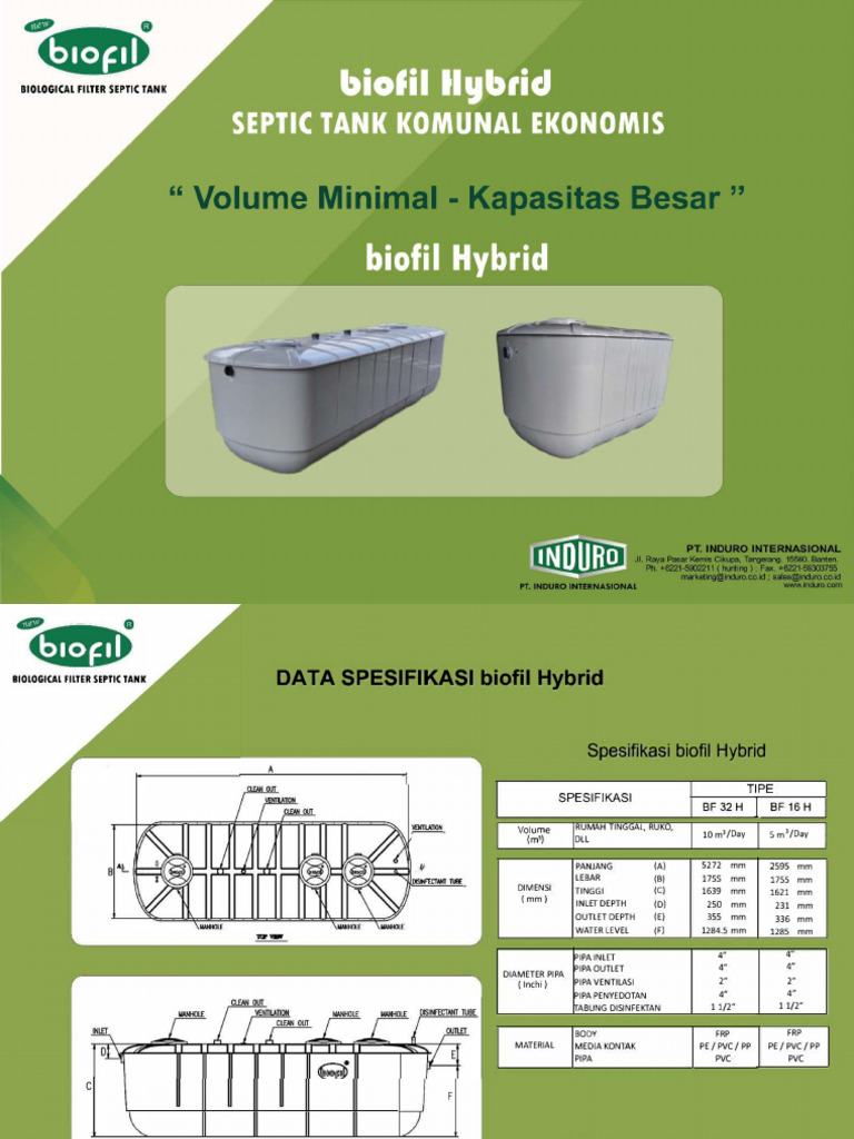 Brosur Biofil Hybrid.a | PDF