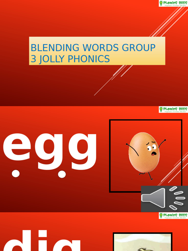 Blending Words Group 3 | PDF
