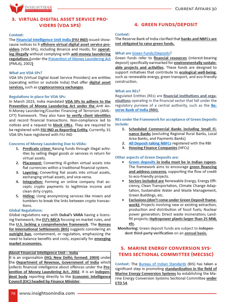 gs3 facts for prelims | PDF | Superconductivity | Solar Wind