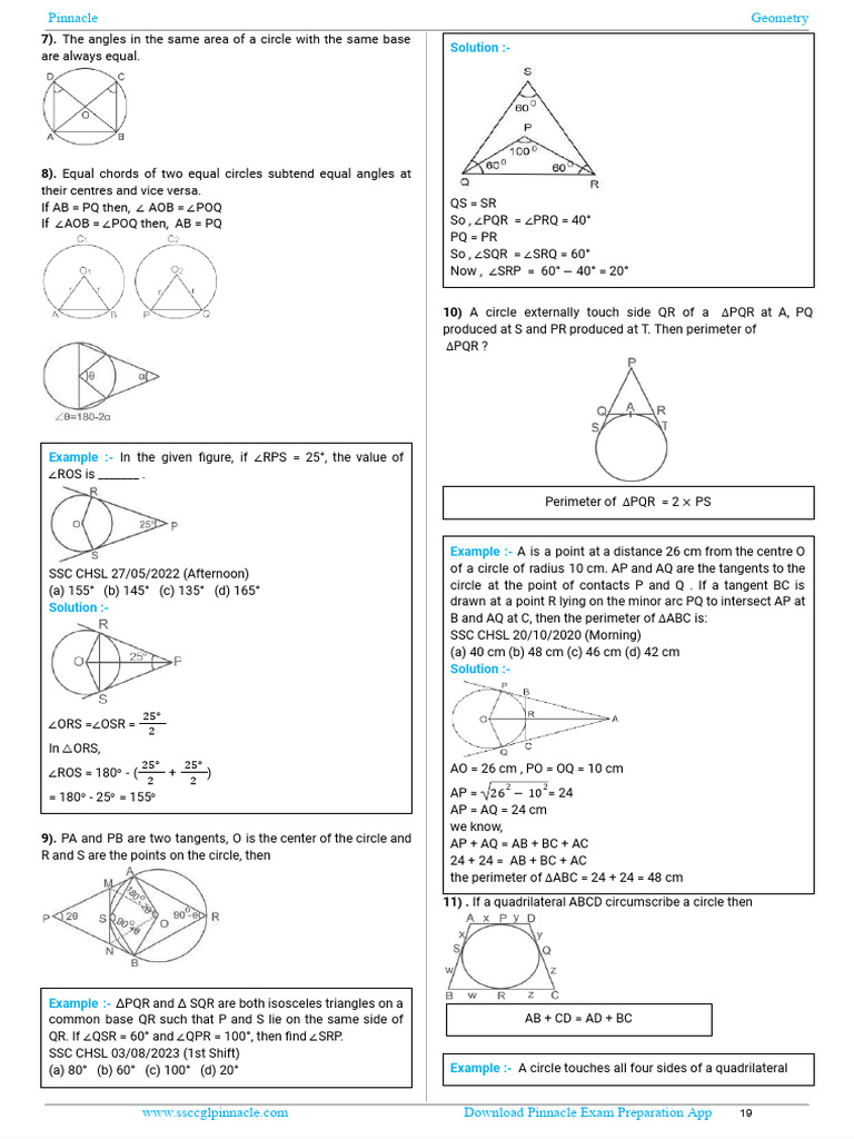 Maths Formula Book 1st Edition 2024 Pinnacle English Medium - Cutter ...