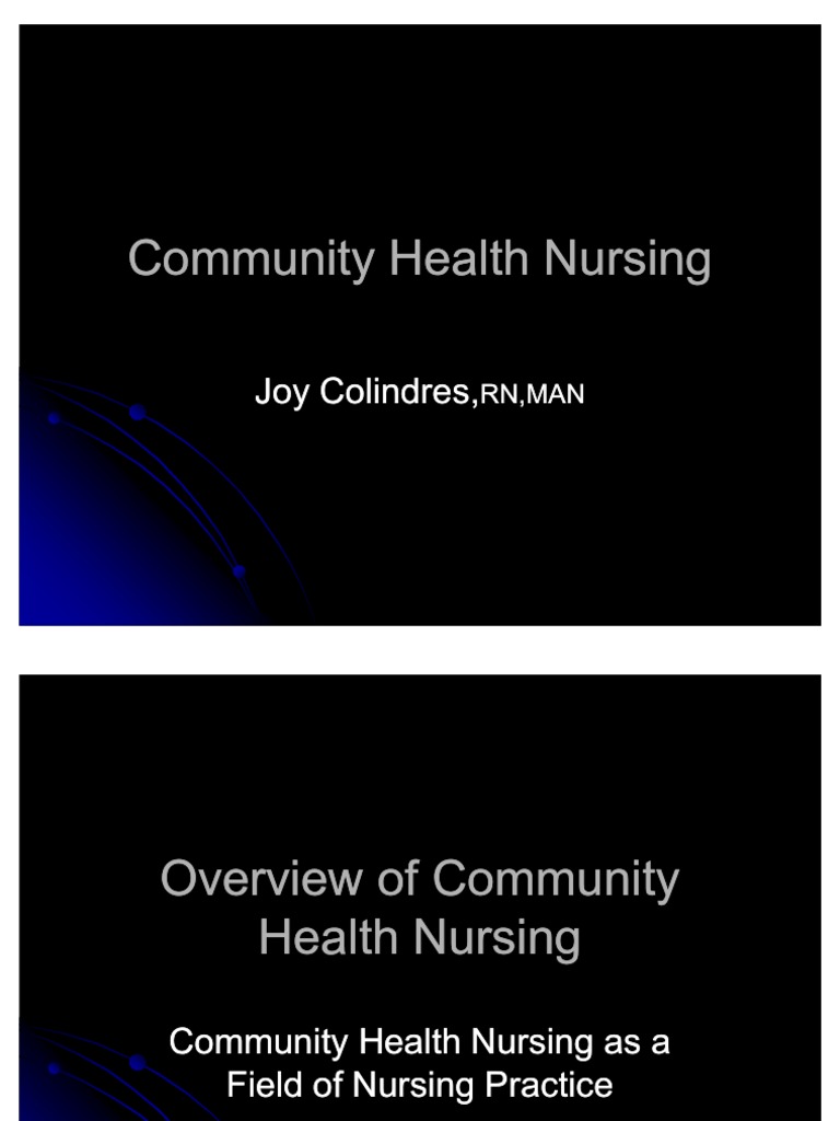 Community Health Nursing Insights | PDF | Health Care | Childbirth