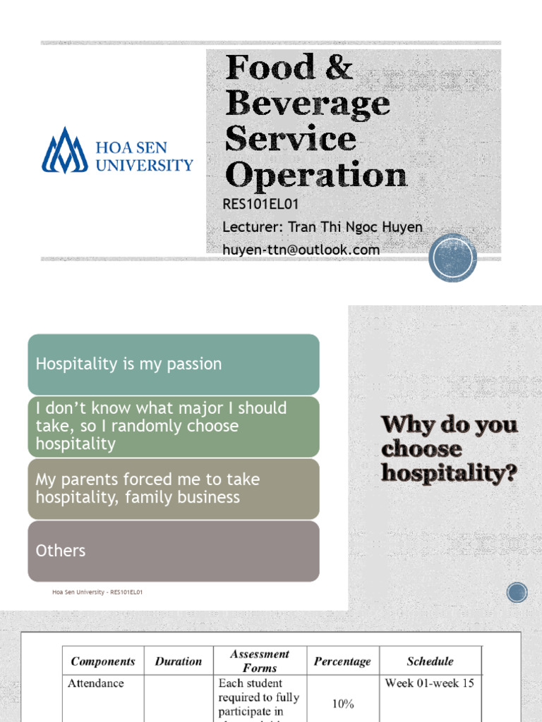 PDF W1EL01 The Basic of Hospitality and Service | PDF | Franchising