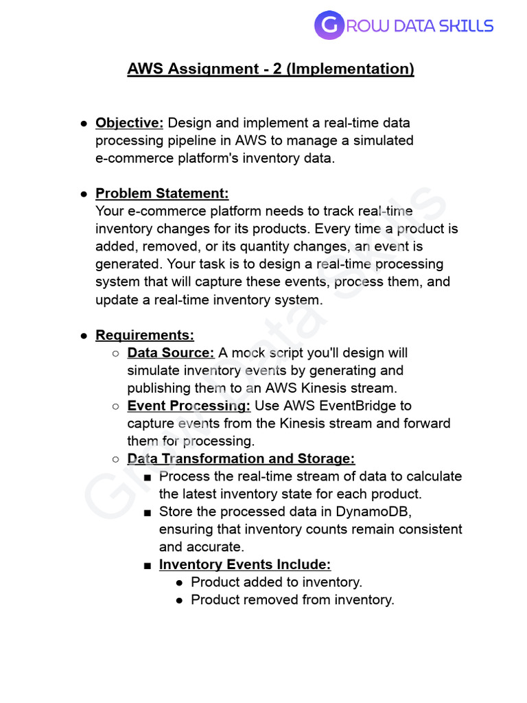 AWSImplementationAssignment-2 | PDF | Information Technology | Computer Engineering