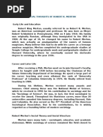 Robert K Merton - Social Structure and Anomie Original 1938 Version PDF ...