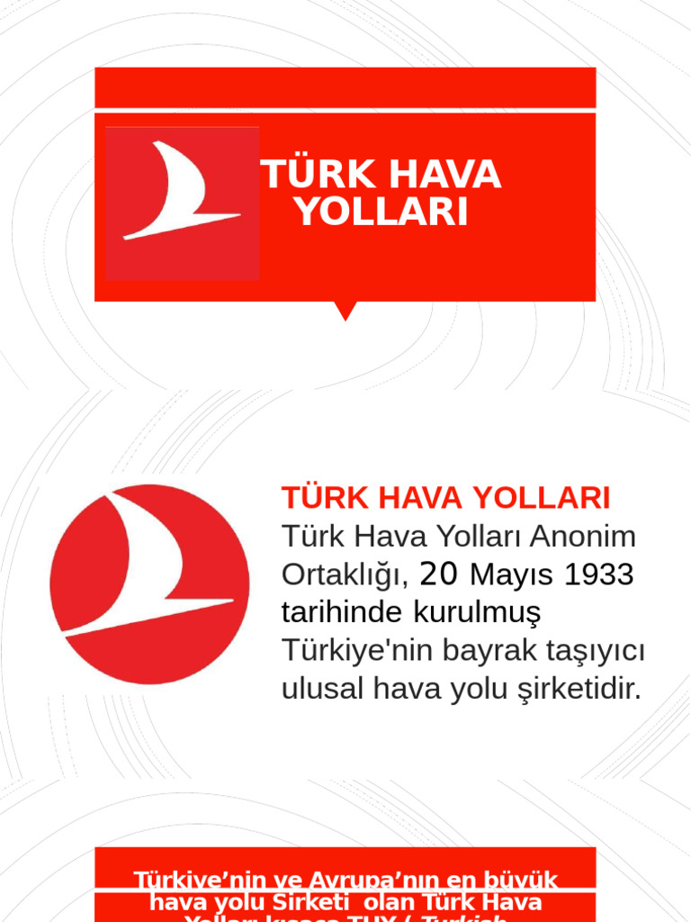 Türk Hava Yollari | PDF