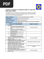 COC Checklist Form | PDF | Business