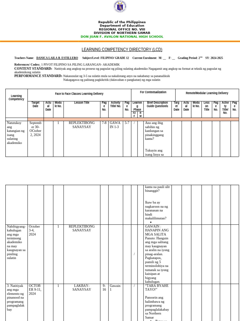Q2 LCD Complete | PDF