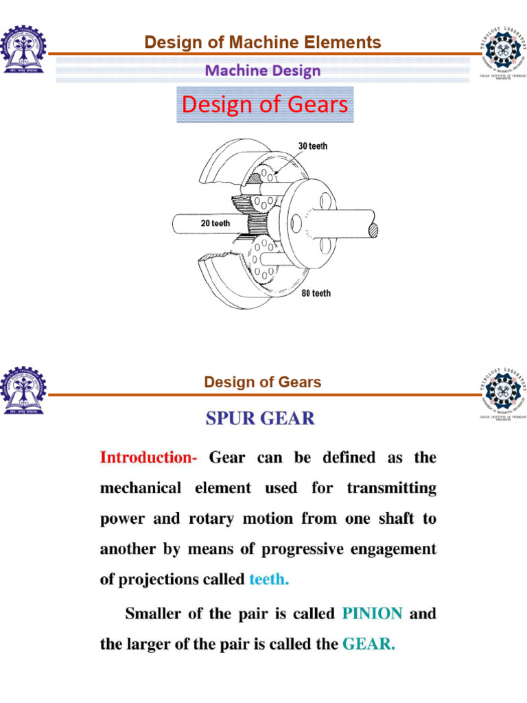 08_Gears | PDF | Gear | Beam (Structure)