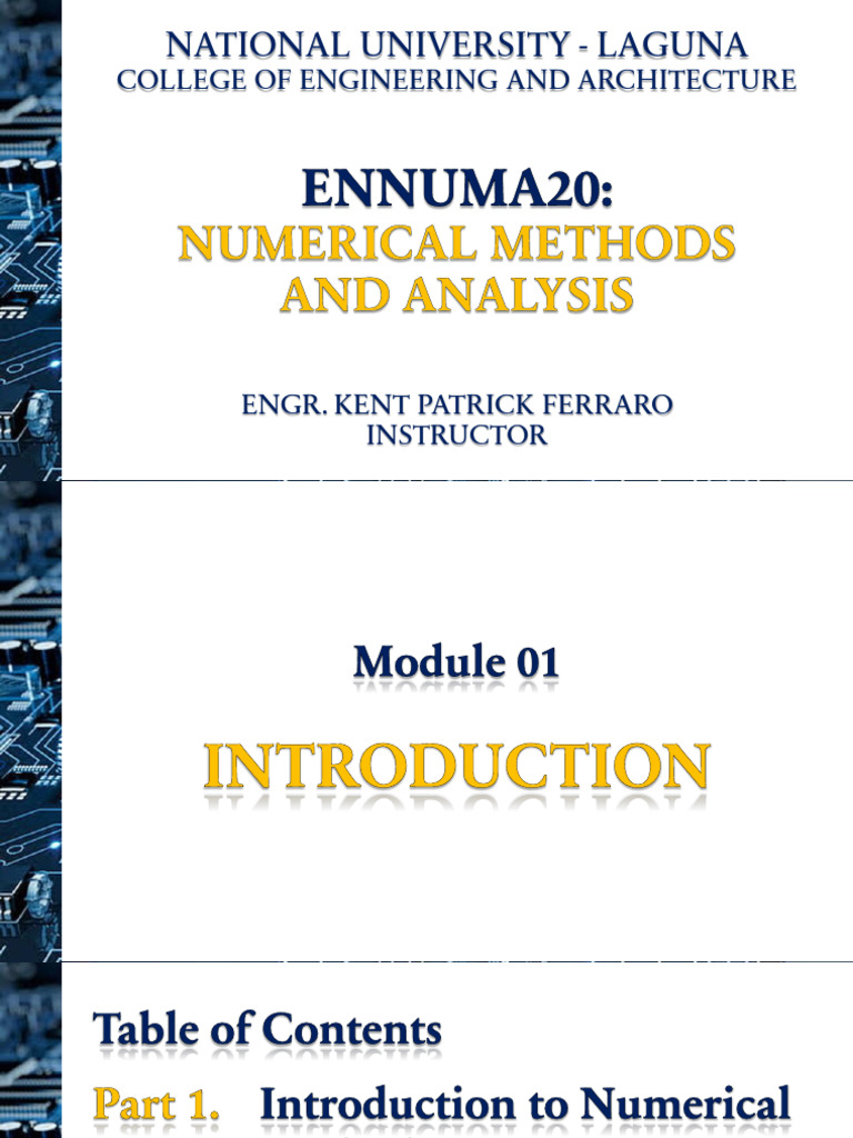 Ennuma20 - Module 01 - Introduction | PDF | Force | Numerical Analysis