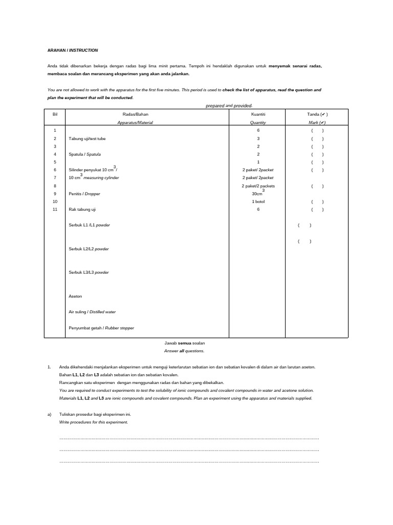Model Soalan Uas Spm 2024 Dan Skema | PDF