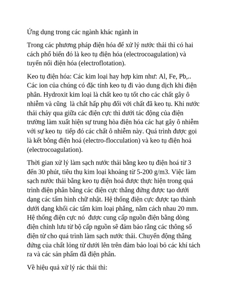 NG D NG Trong Các Ngành Khác Ngành in Okx | PDF