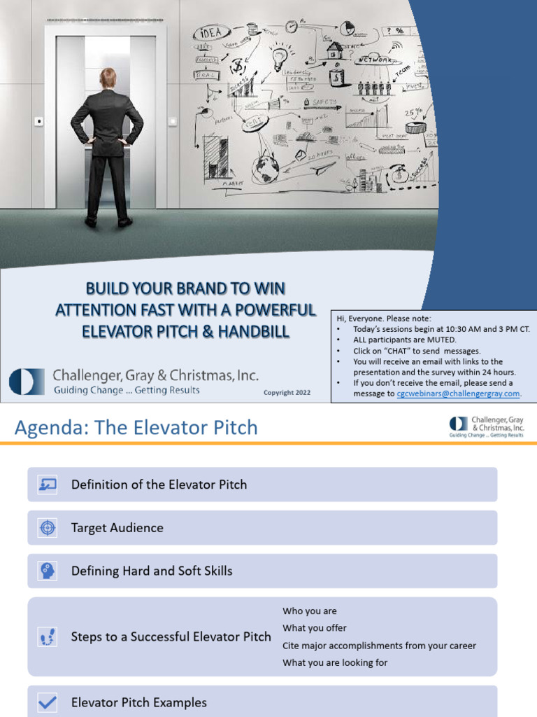 Build Your Brand To Win Attention Fast With A Powerful Elevator Pitch ...