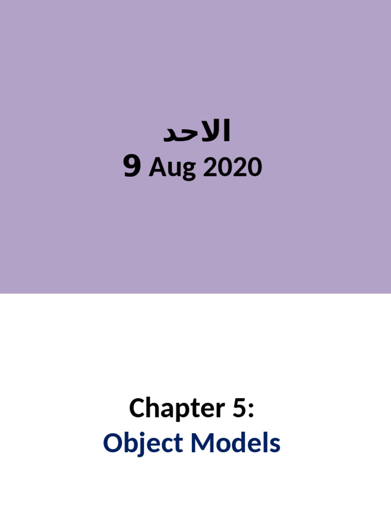 Ch5.Object_Models_65Updated | PDF | Use Case | Inheritance (Object Oriented Programming)