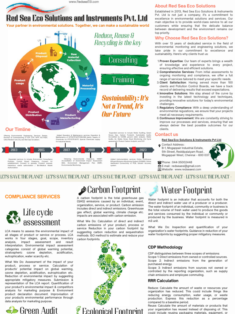 CFP brochure | PDF | Carbon Footprint | Waste