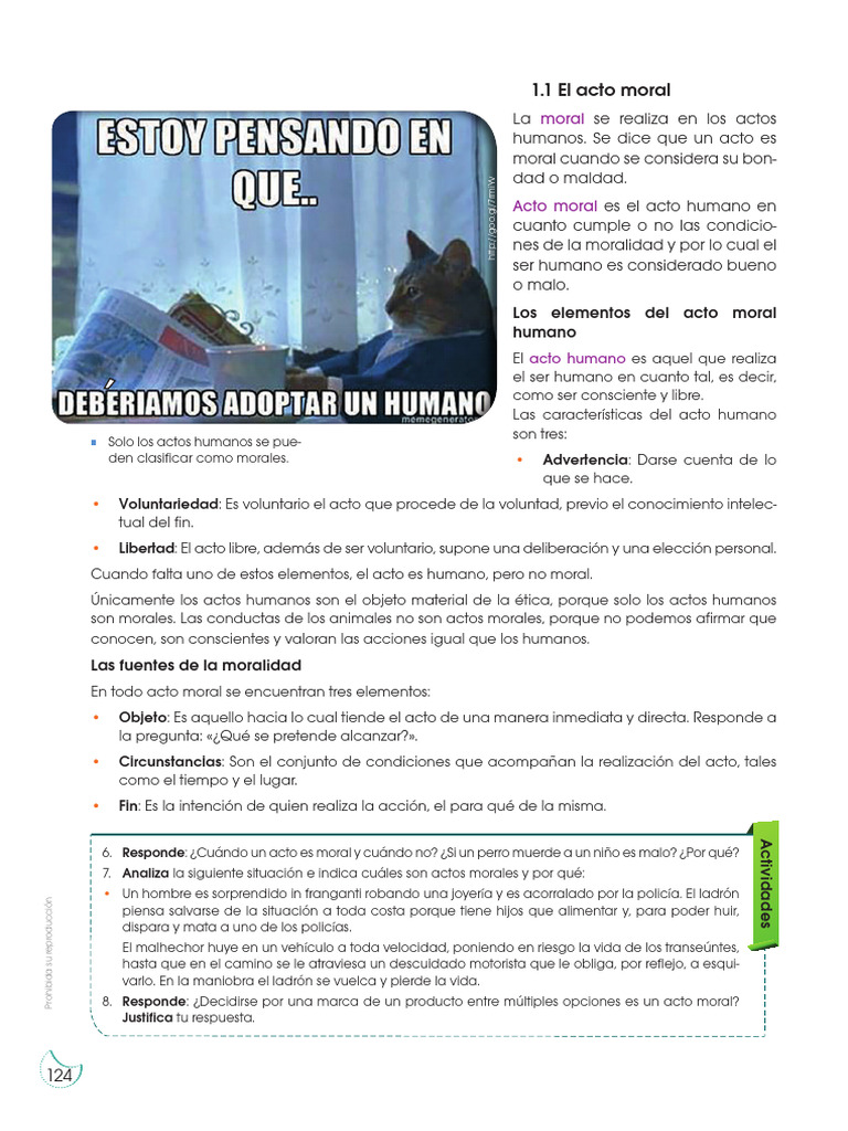 Actos Morales | PDF | Moralidad