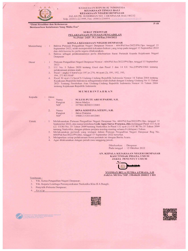 Gede Agus Surya Pratama, DKK P-48 | PDF