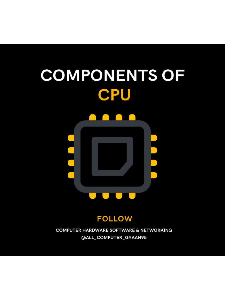 Components of CPU | PDF