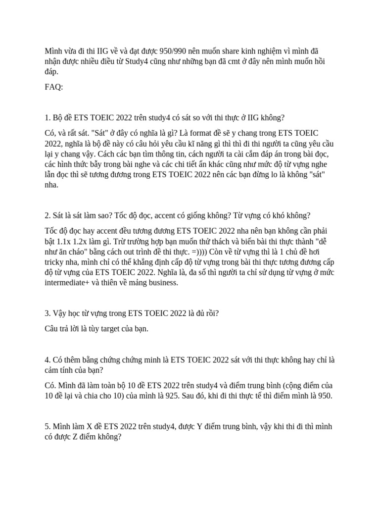 KN LUYỆN TOEIC STUDY 4 | PDF