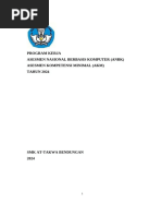 Program Kerja ANBK 2025 | PDF