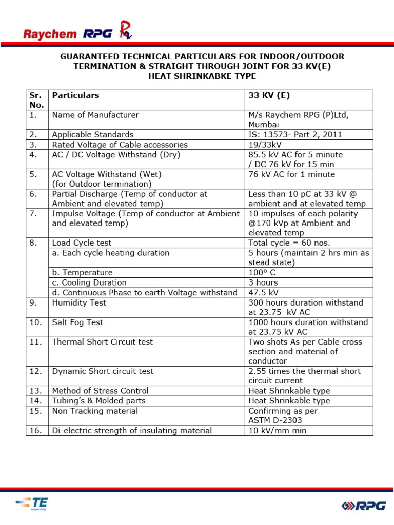 GTP 33 kV(E) (1) | PDF | Alternating Current | Manufactured Goods GTP 33 kV(E) (1) | PDF | Alternating Current | Manufactured Goods