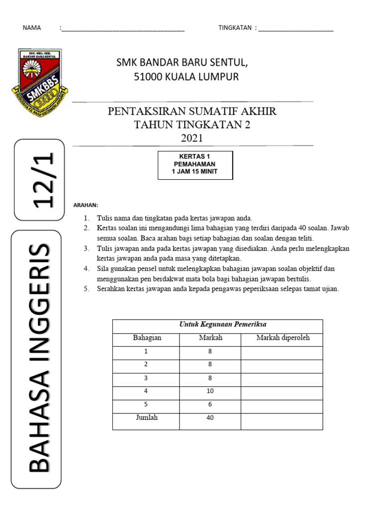 FINAL EXAM F2 - SET C | PDF | Cocoa Bean | Chocolate