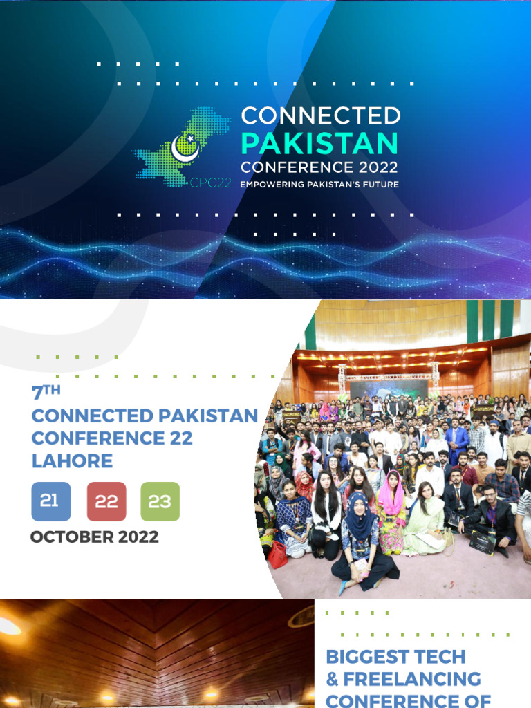 7th Connected Pakistan Conference CPC22 Brief | PDF