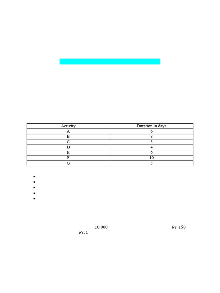 Operations Research Assignment 1 | PDF
