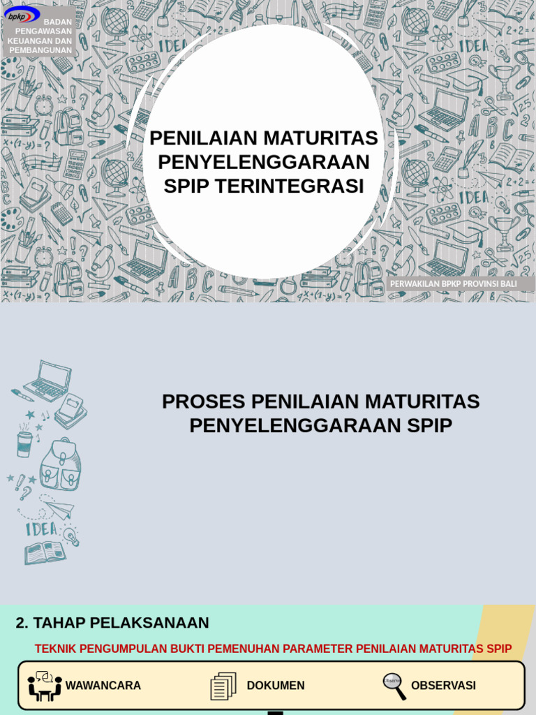 Proses Penilaian Maturitas SPIP Kota Denpasar | PDF