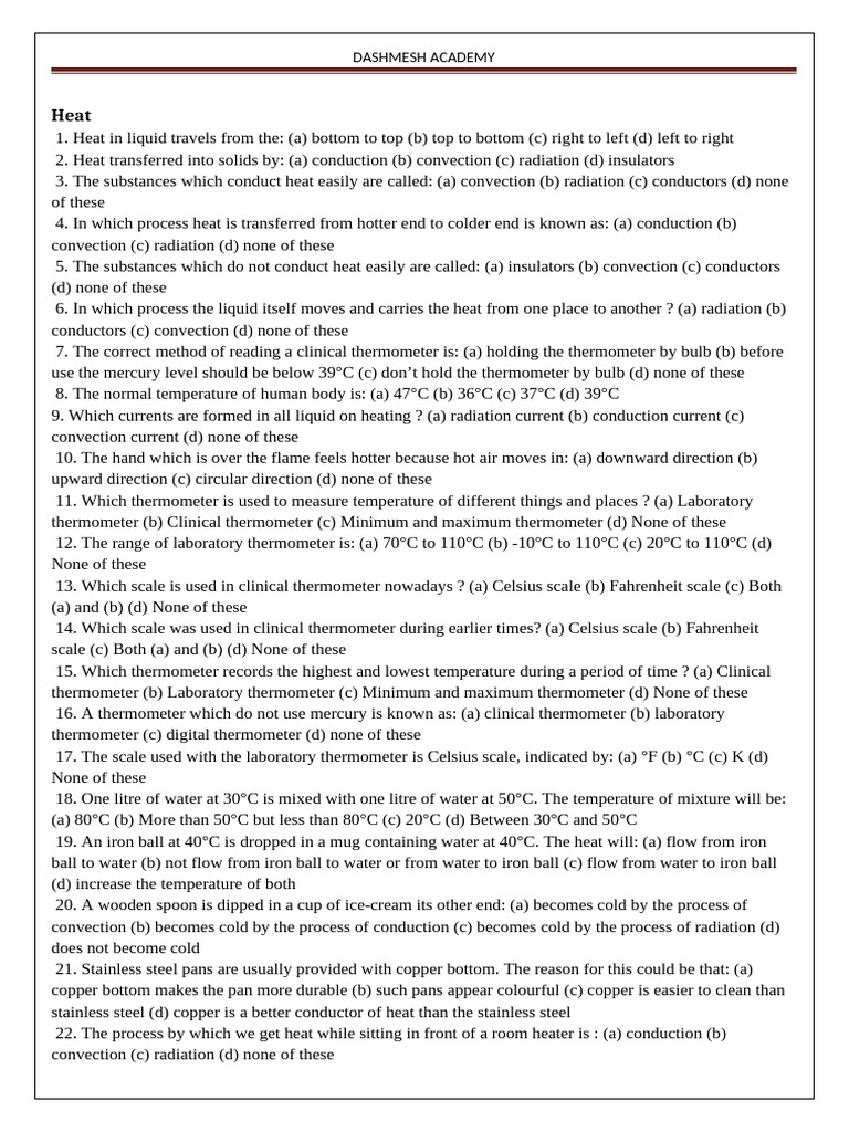 heat-mcq-pdf-thermometer-thermal-conduction