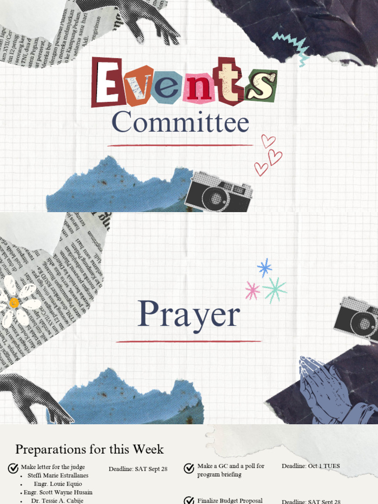 Friday Event Meeting | PDF
