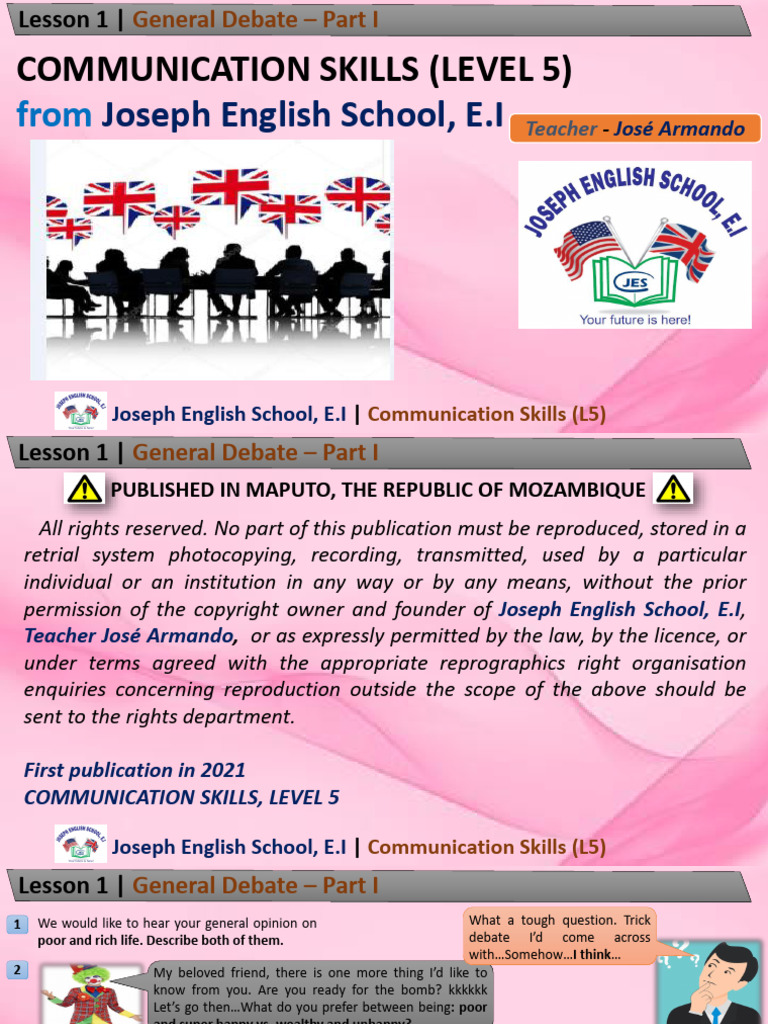 Lesson 1 - Level 5 - C. Skills - Jes | PDF
