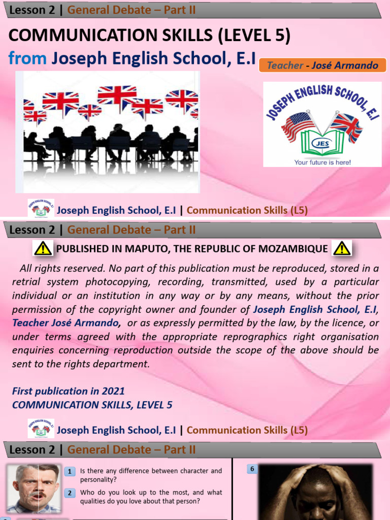 LESSON 2 - LEVEL 5_C. SKILLS_JES | PDF