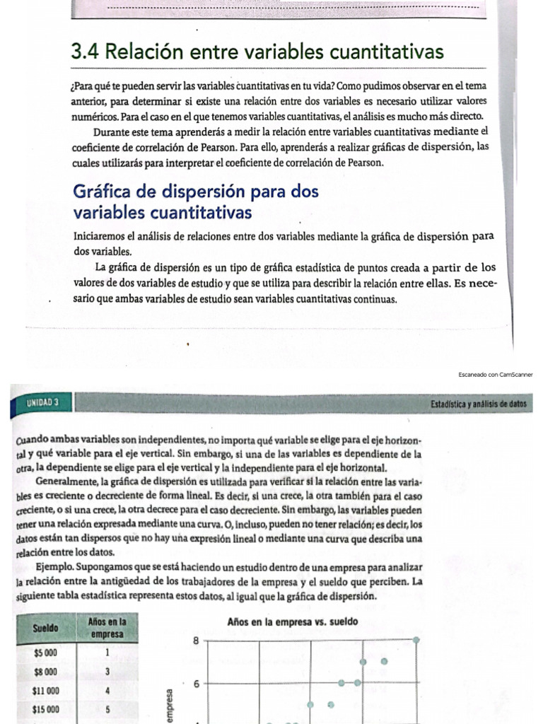 2.4 Relacion Entre Variables Cuantitativas | PDF