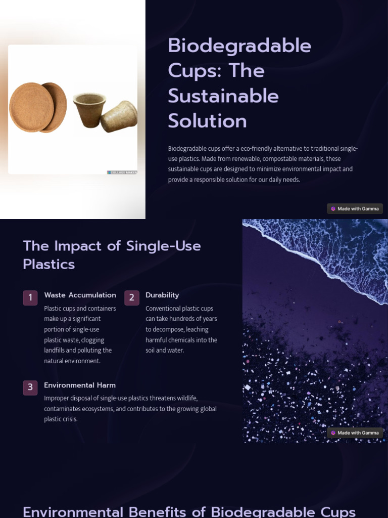 Biodegradable-Cups-The-Sustainable-Solution | PDF | Biodegradation ...