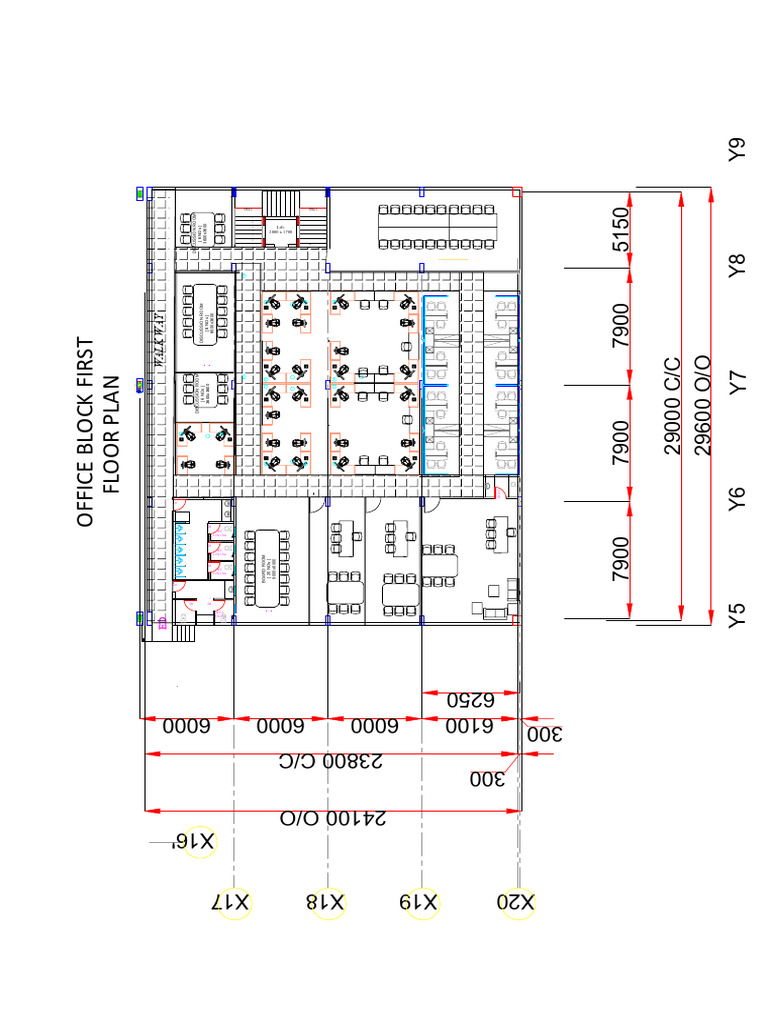 Office Block First Floor Plan | PDF