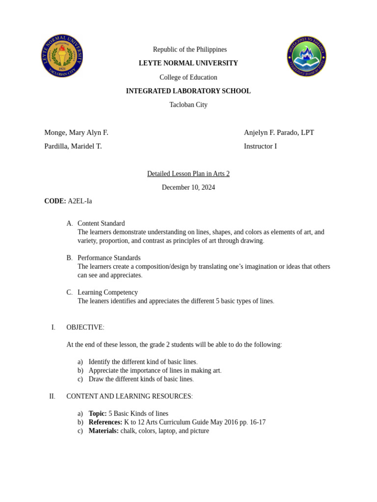 Lesson Plan | PDF | Lesson Plan | Learning