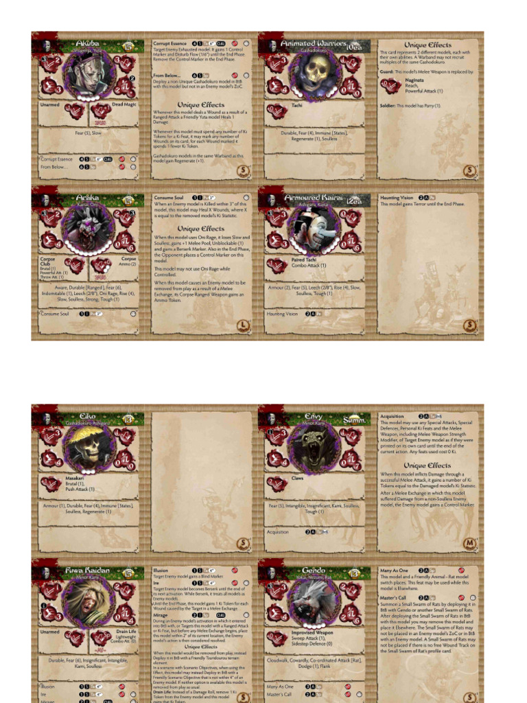 Cards Updated 202401 | PDF